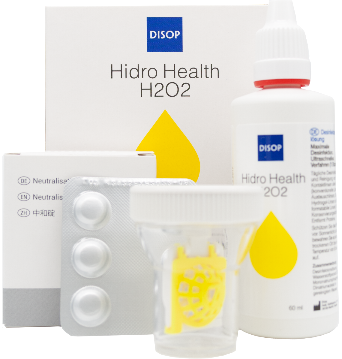 Hidro Health H2O2 Reisegröße 60ml + 6 Tabletten